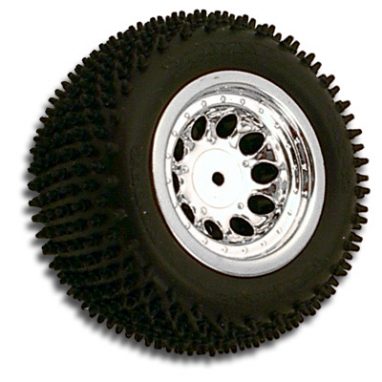 Revolver 10 Hole Losi Mini-T Front Wheels – Chrome - RPM R/C Products